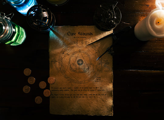 Scroll of Cure Wounds – Wizards of Madness