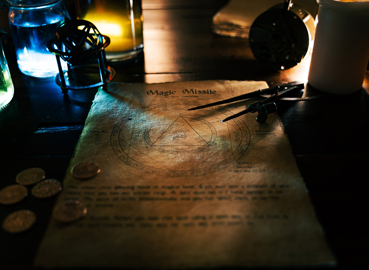 Scroll of Magic Missile – Wizards of Madness