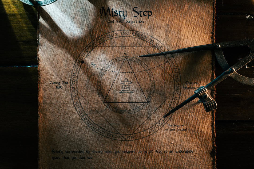 Scroll of Misty Step – Wizards of Madness